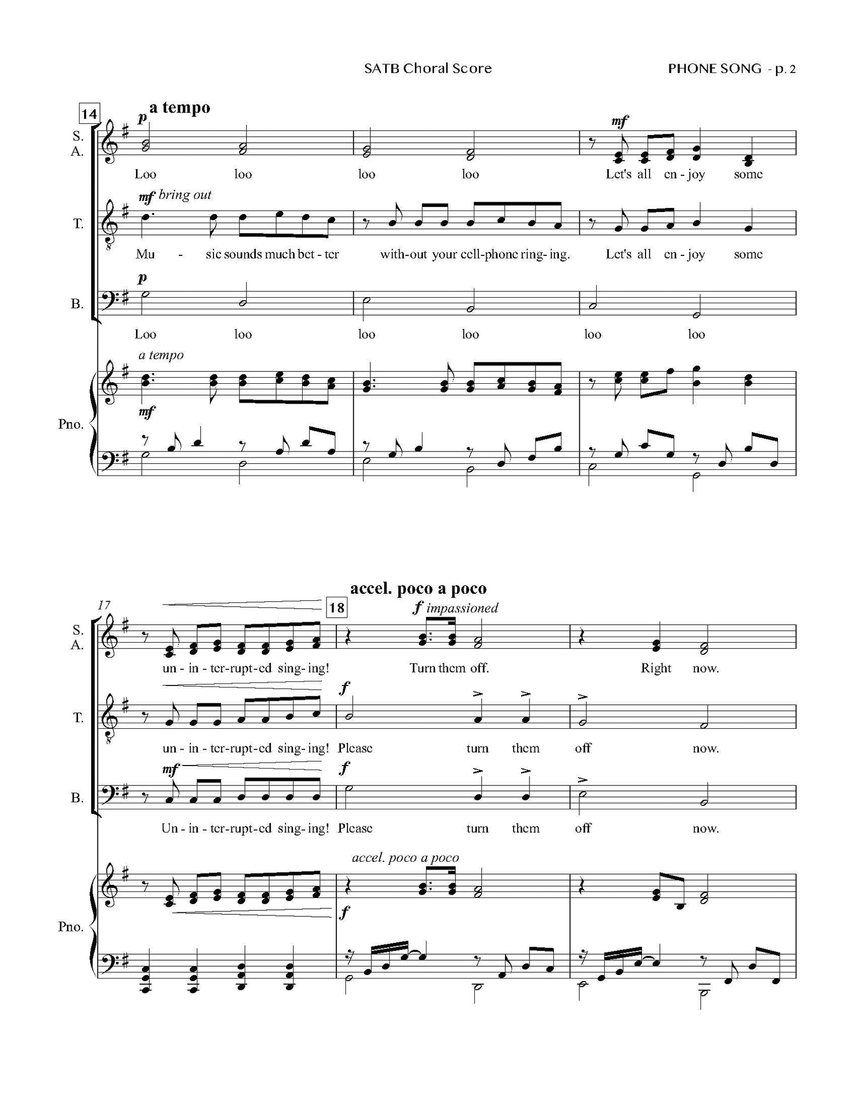 The Turn Off Your Phone Song – Podd Brothers Music